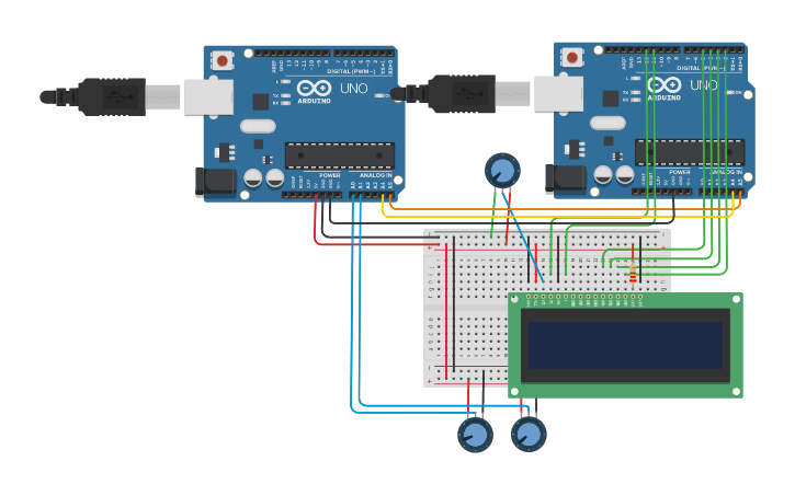 Circuit Design 2 Arduinos I2c Tinkercad 1494