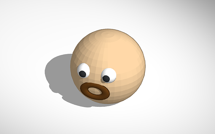 3D design Head - Tinkercad