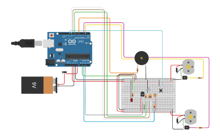 Circuit design Projekt | Tinkercad