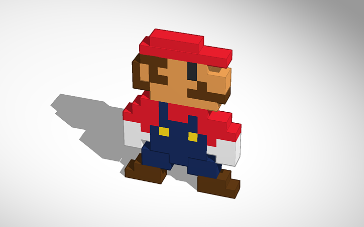 3D design The Original Super Mario - Tinkercad