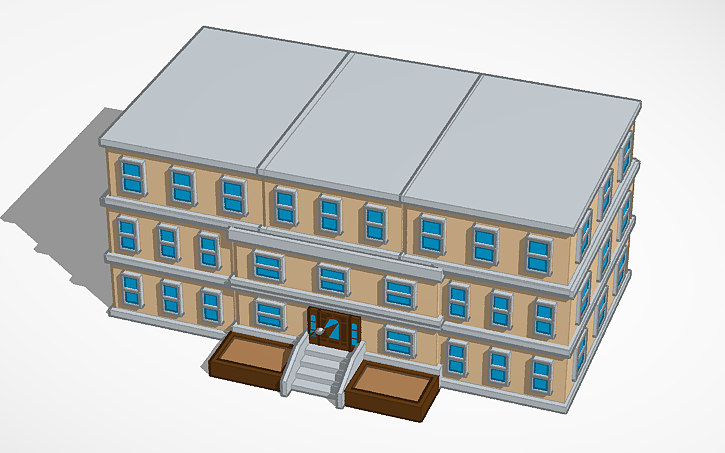 3D design School made with models from Springtrap 1912 - Tinkercad