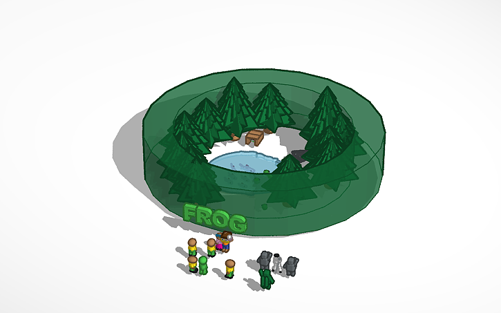 3D design Frogs 🐸 | Tinkercad