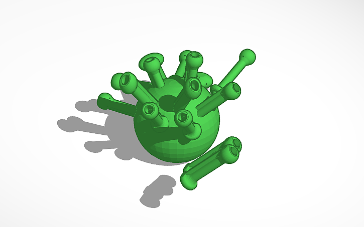3D design coronavirus | Tinkercad