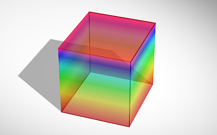 3D design Rain bow box | Tinkercad
