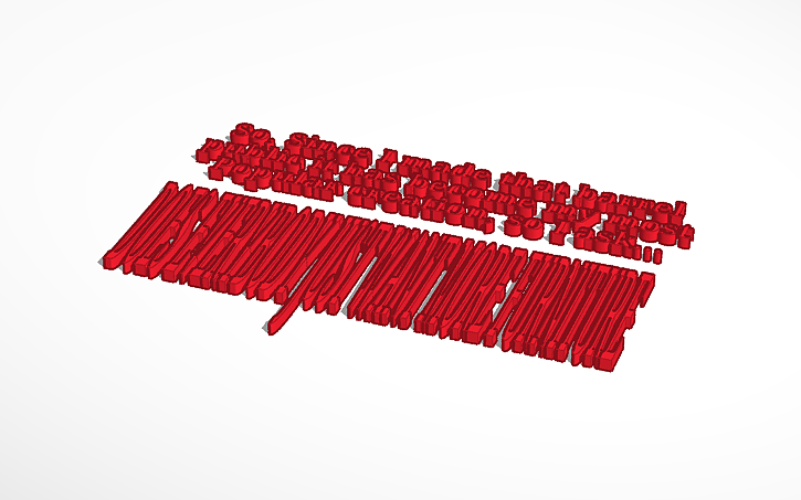 3D design AN IMPORTANT MESSAGE | Tinkercad