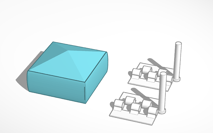 3D design Hinged Box - Tinkercad