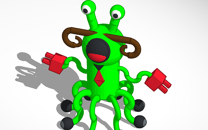 3D design alien | Tinkercad
