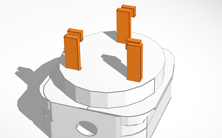 3D design Copy of 13 amp plug detail - Tinkercad