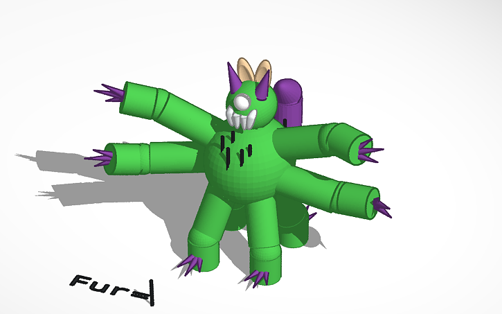3D design Monsters Genetics Project Dev - Tinkercad