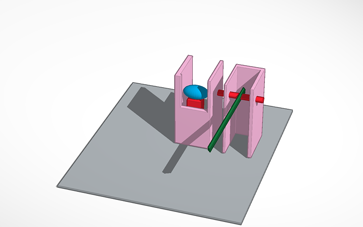 3D design New Hydraulic Lever Arm Mechatronics Project - Tinkercad