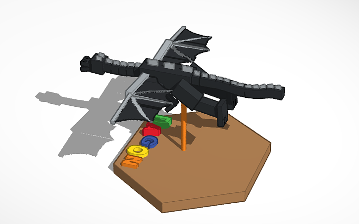 3D design Dragon - Tinkercad
