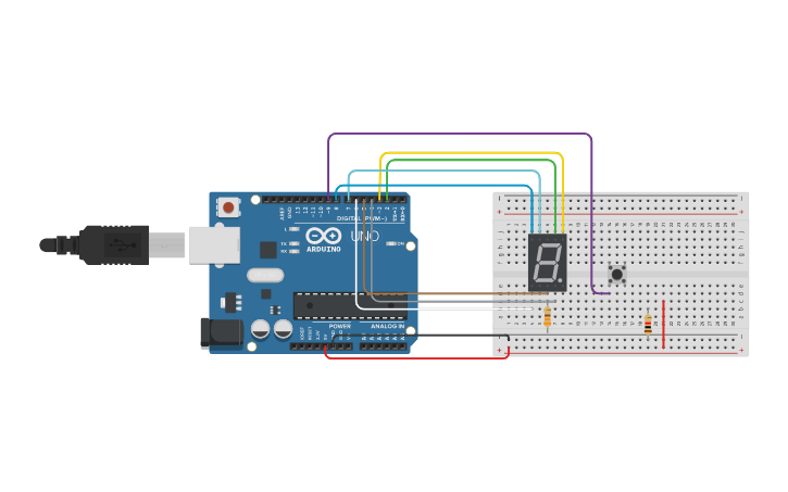 Circuit design Display | Tinkercad