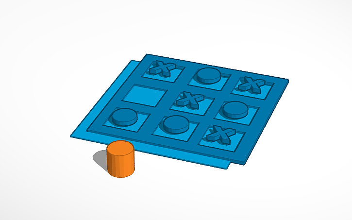 3D design TaTeTi | Tinkercad