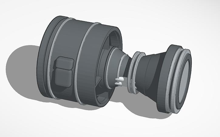 3D design Rolls-Royce Ultra Fan jet engine - Tinkercad