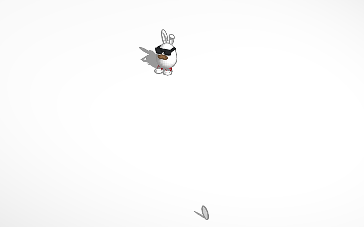 3D design Easter Bunny 🤪 | Tinkercad