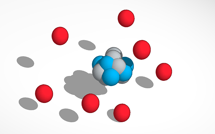 3D design Nitrogen_Atom_3DModel - Tinkercad