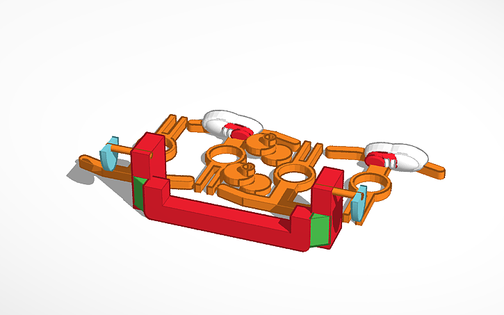 3D design Walking Robot V1 - Tinkercad