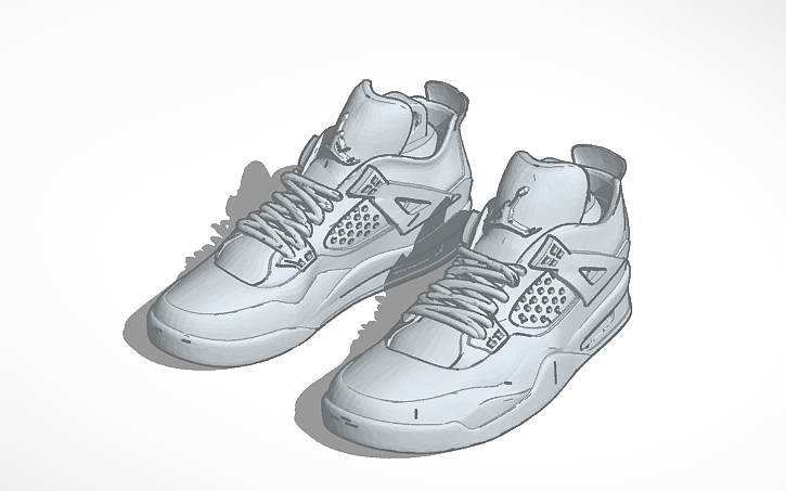 3D design Jordan 4 By: Mason Lor - Tinkercad