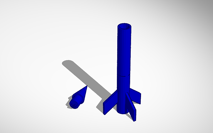 3D design Poseidon Rocket 2.0 - Tinkercad