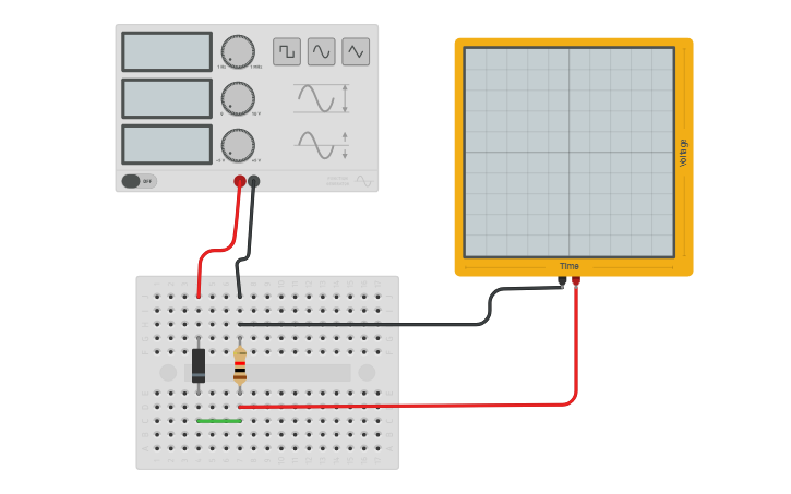 Circuit design Montaje en serie | Tinkercad