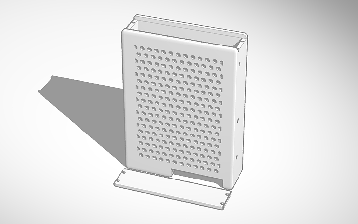 3D design case hard disc - Tinkercad