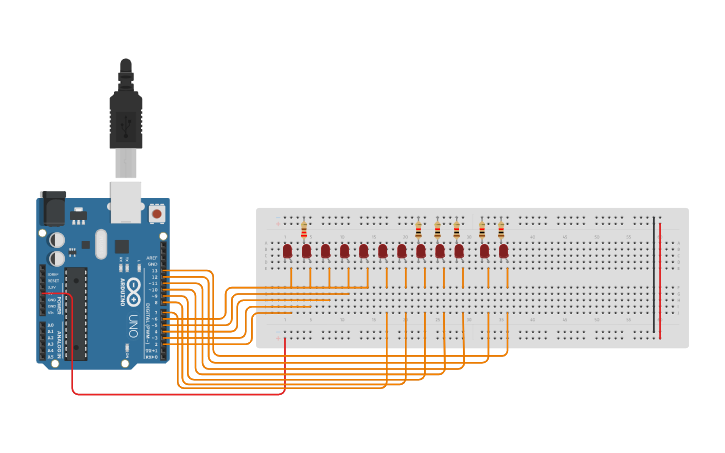Circuit design practica n°6 | Tinkercad