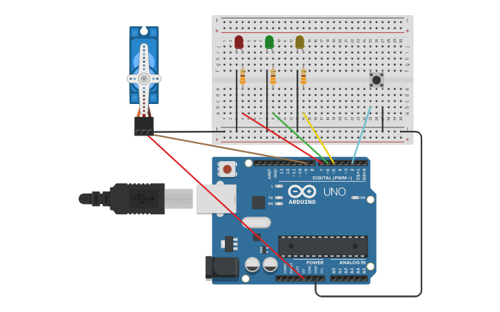 Circuit design Tinkercad example using Strings Follow Along - Tinkercad