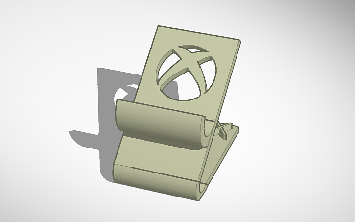 3D design Lil Bro's Xbox Controller holder - Tinkercad