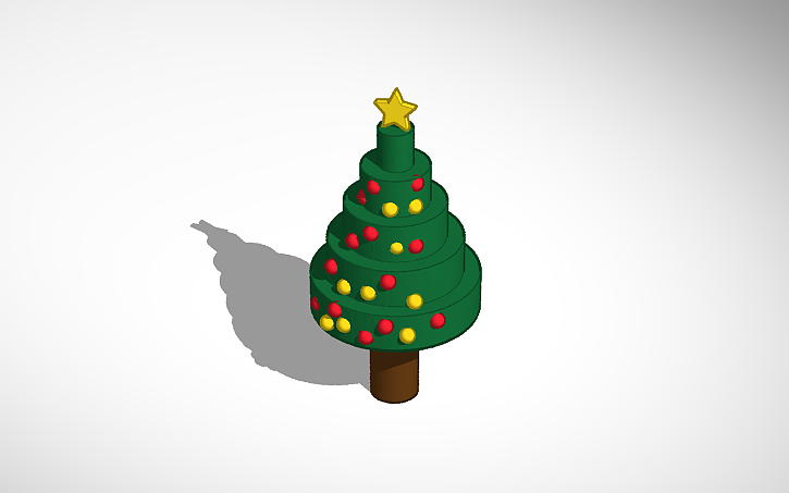 3D design Christmas tree | Tinkercad