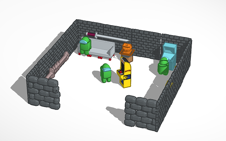 3D design Among us | Tinkercad
