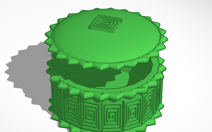 3D design jewelry box - Tinkercad