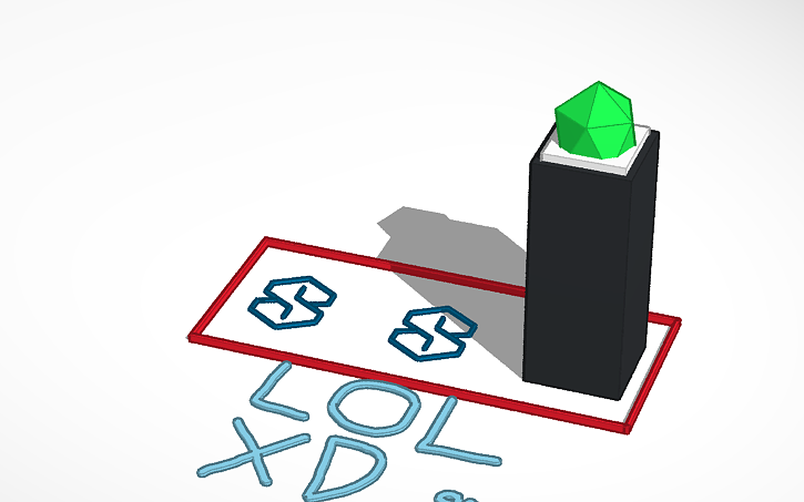 3D design Stamp - Tinkercad