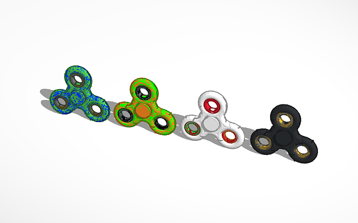 3d Design Fidget Spinners Tinkercad