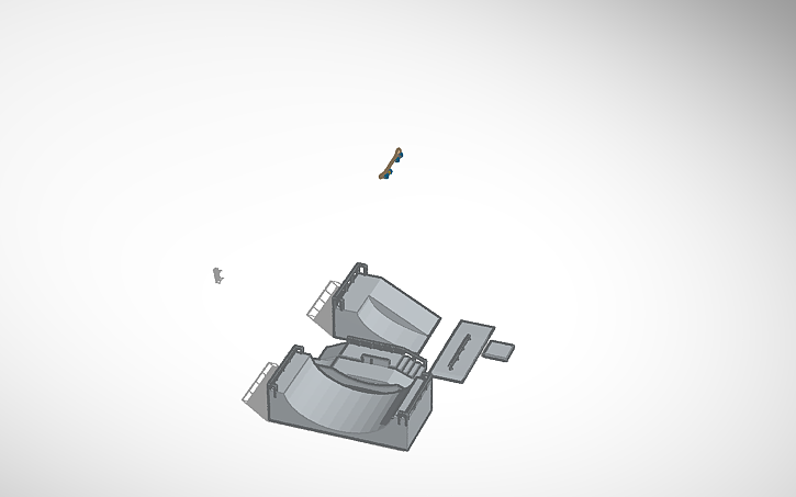 3D design skatepark made by patrick - Tinkercad