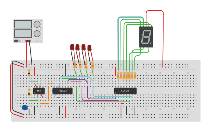 Circuit Design Working Binary Counter Updated 11 16 Tinkercad