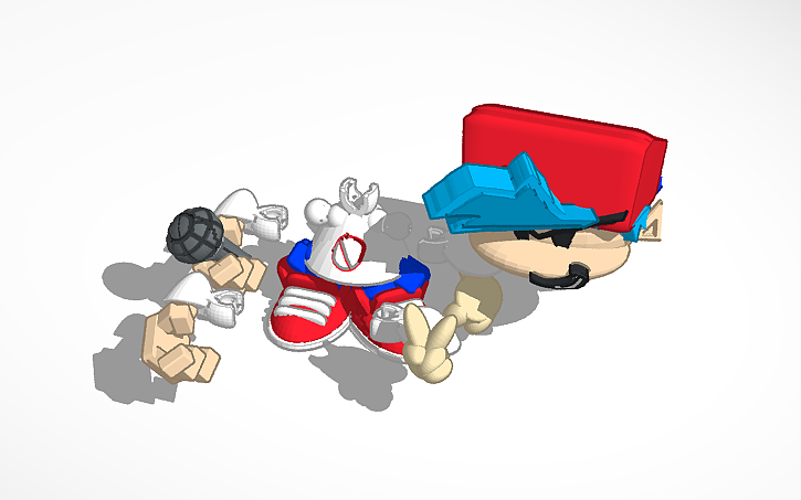 3D design fnf - Tinkercad