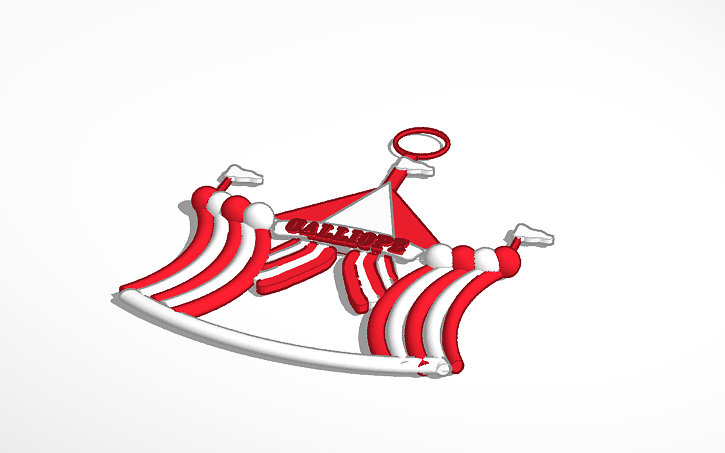 3D design Circus Charm | Tinkercad