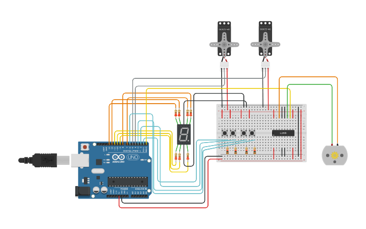 Circuit design EXAMEN BLOQUE III | Tinkercad