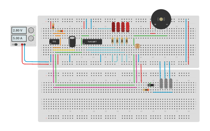 Circuit design final project - Tinkercad