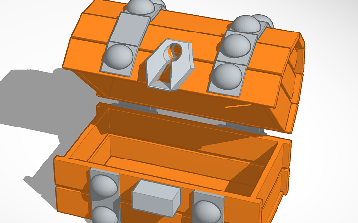 3D design Clash Royale Free Chest - Tinkercad
