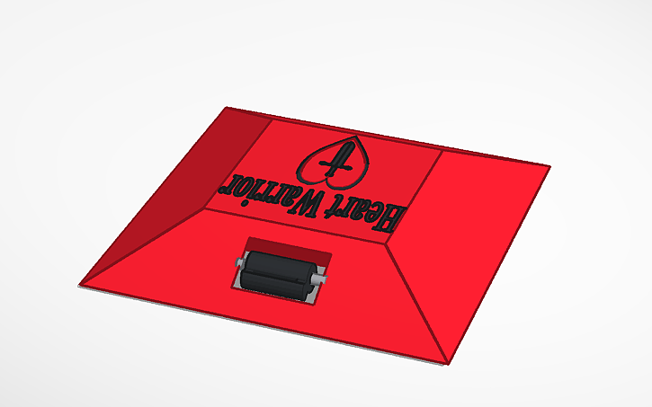 3d Design Heart Warrior Battlebot Tinkercad
