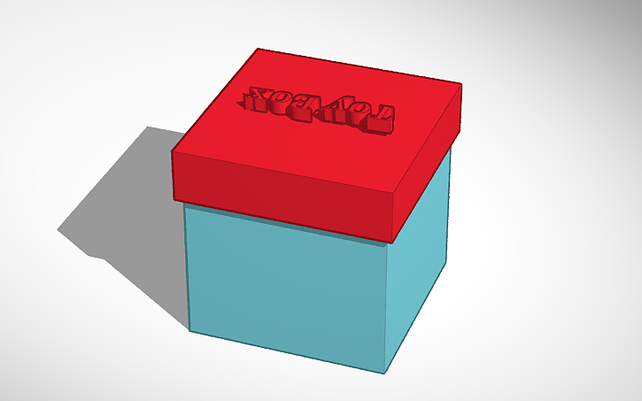 3D design Toy Box - Tinkercad