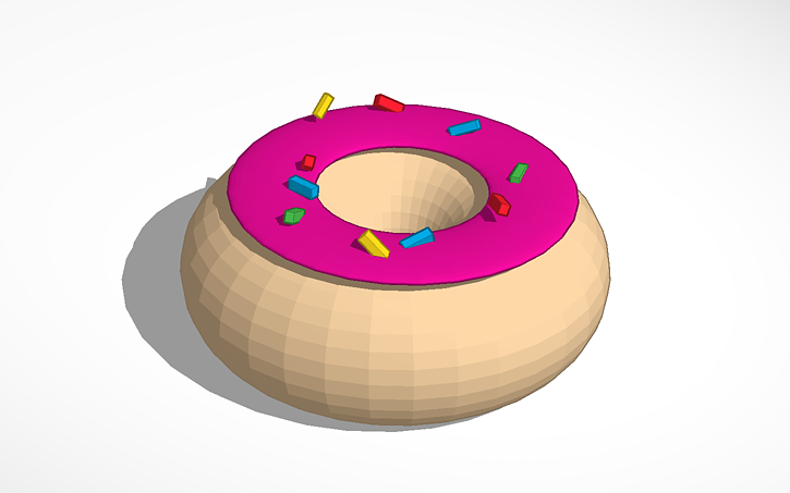 3D design Donut #Food - Tinkercad