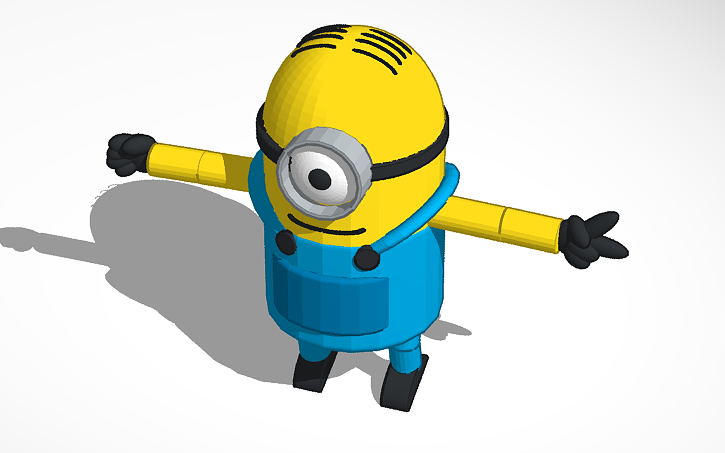 3D design minion - Tinkercad