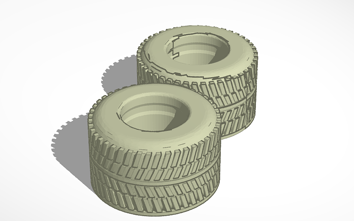 3D design Open RC Tire_V3 - Tinkercad