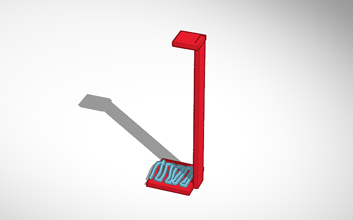 3D design pool shower - Tinkercad