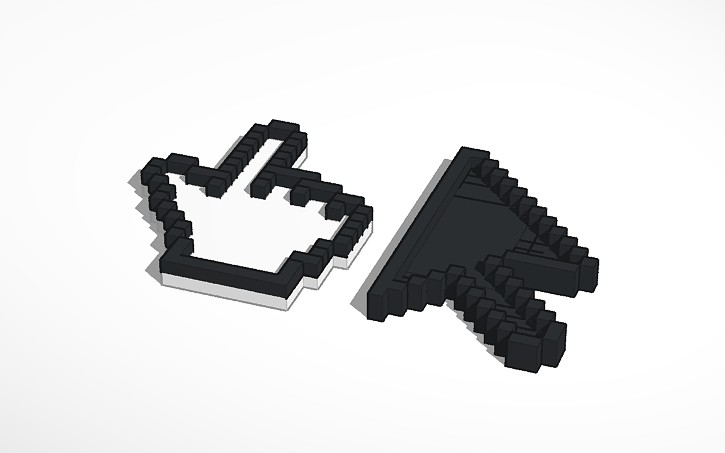 3D design icons mouse - Tinkercad