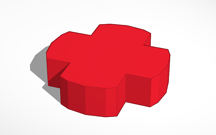 3D design Lego Compatible Axle - Tinkercad