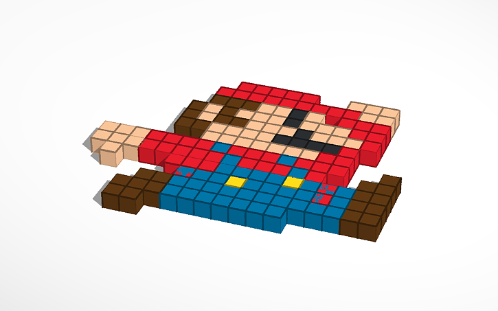 3D design Mario - Tinkercad