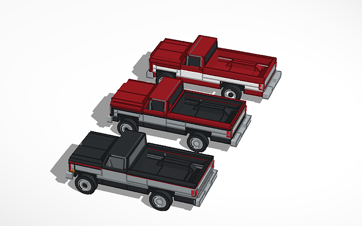 3D design 74 and 84 Chevy Square Body and Mix | Tinkercad